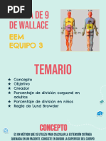 Regla de los 9 de Wallace en quemaduras | PDF | Ciencias sociales