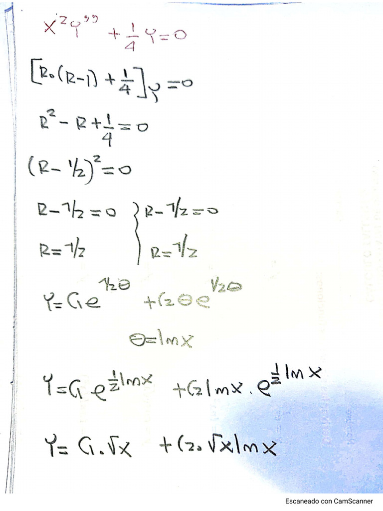 Edo Cauchy Euler | PDF