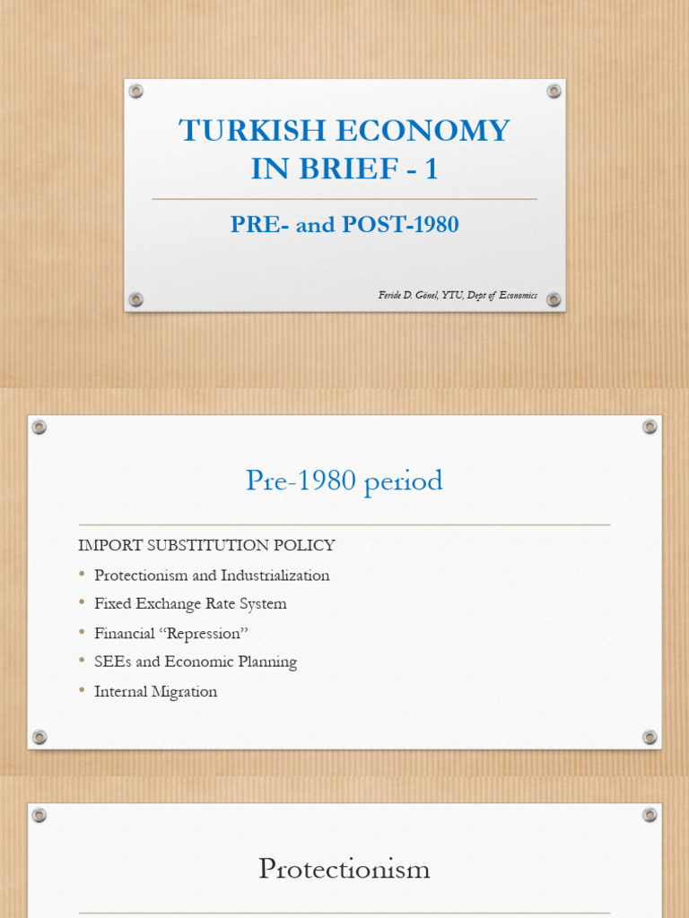 Overview of Turkey's Economic Policies | PDF | Interest Rates ...