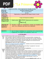 Actividades de Primavera para Preescolar | PDF | Educación de la ...