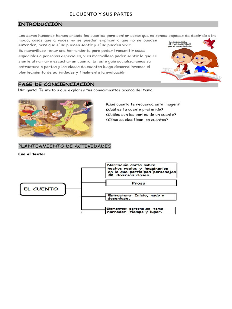 El Cuento y Sus Partes | PDF
