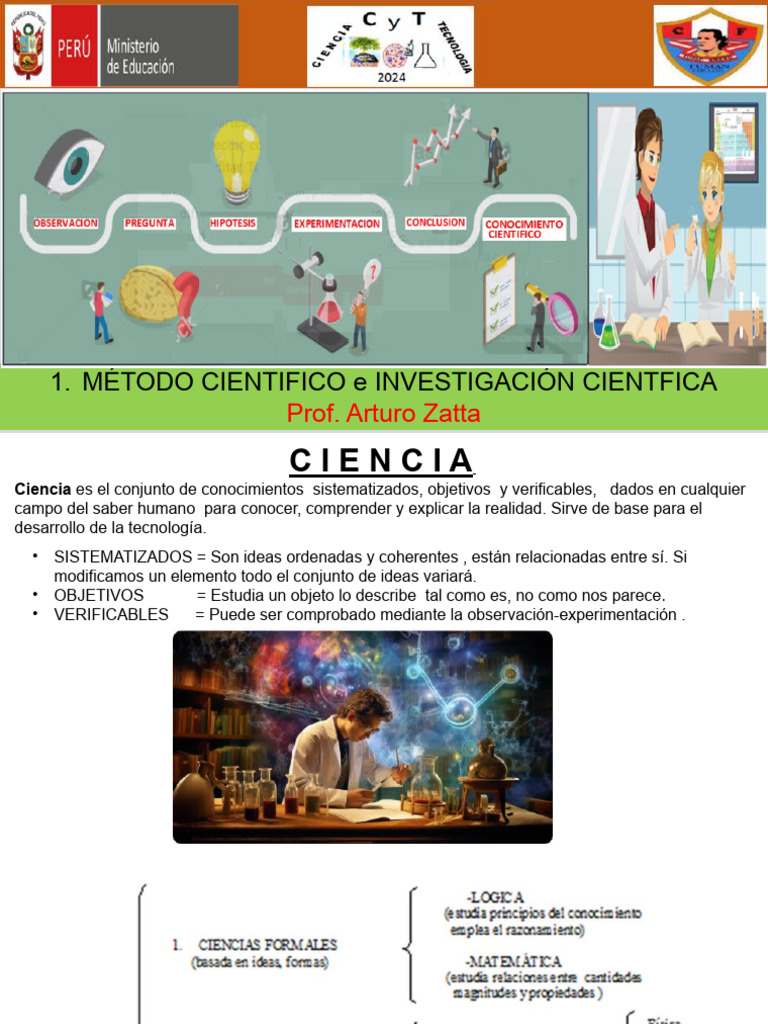 Metodo Cientifico-Investigacion Cientifica | PDF | Método científico ...