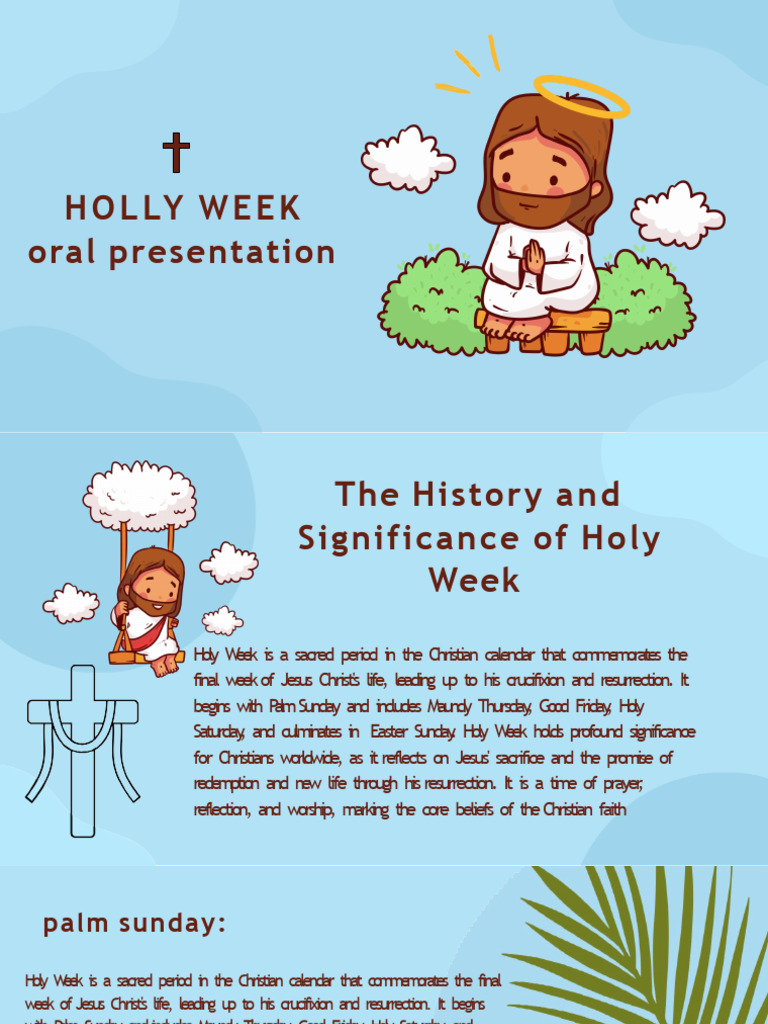 Presentación Semana Santa | PDF | Eucharist | Easter