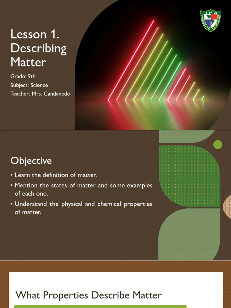 Understanding Matter and Its Properties | PDF | Mixture | Atoms
