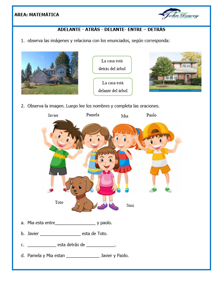 Adelante - Atras - Delante - Entre - Detras. | PDF