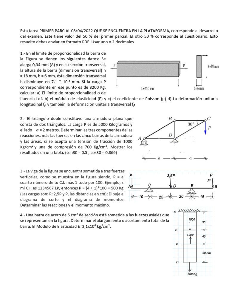 Examen 1 P Resis 1-8-04-2022 | PDF | Métodos y materiales de enseñanza
