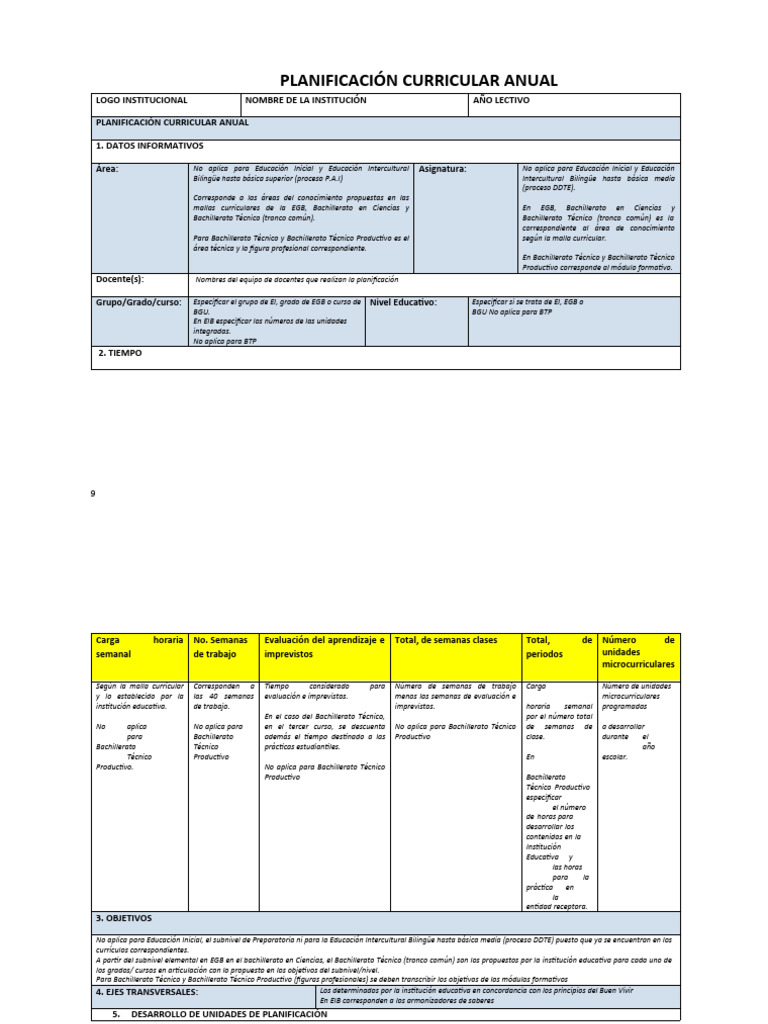 Formatos de Planificaciones 2024-2025 | PDF | Plan de estudios | Evaluación