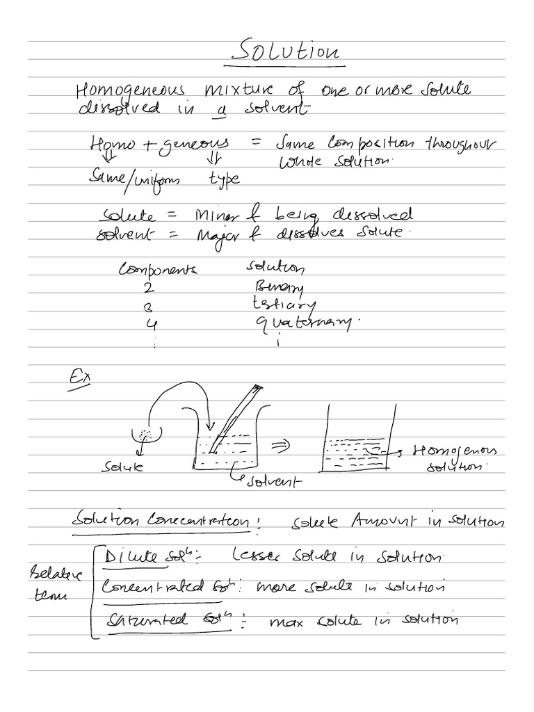 Solution Notes | PDF