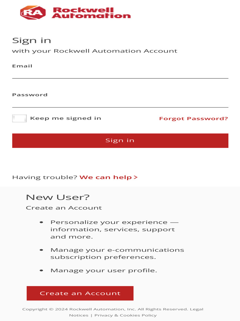 Rockwell Automation - Sign in | PDF