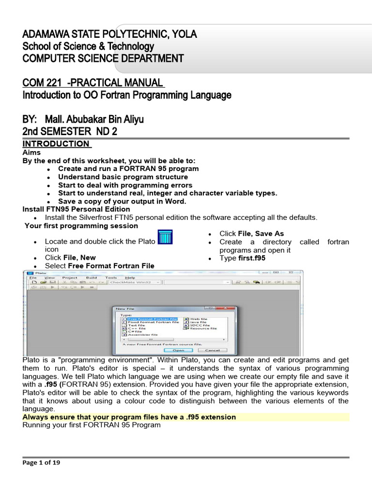 Com221 Prac | PDF | Parameter (Computer Programming) | Summation