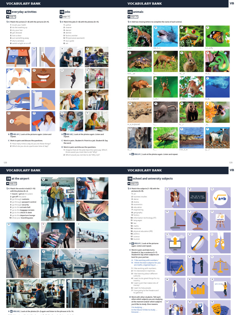 SO3 A2P SB Vocab Bank | Download Free PDF | Noun | Linguistics