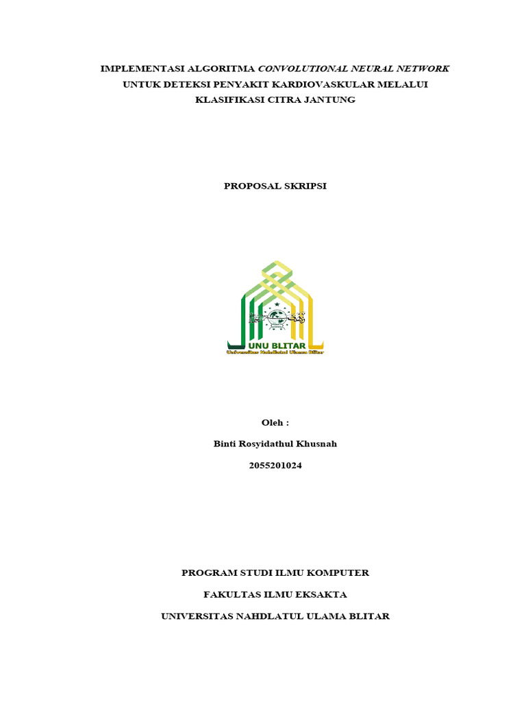 DRAFT PROPOSAL SKRIPSI Rev | PDF