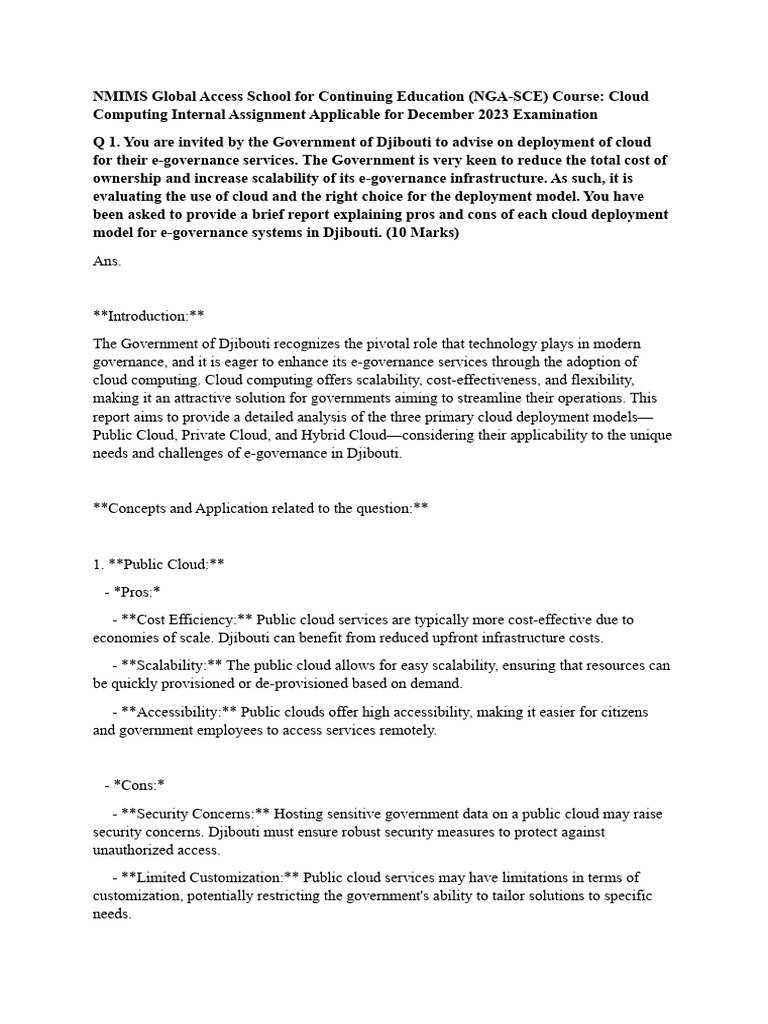 Cloud Computing 1 Pdf Cloud Computing Customer Relationship