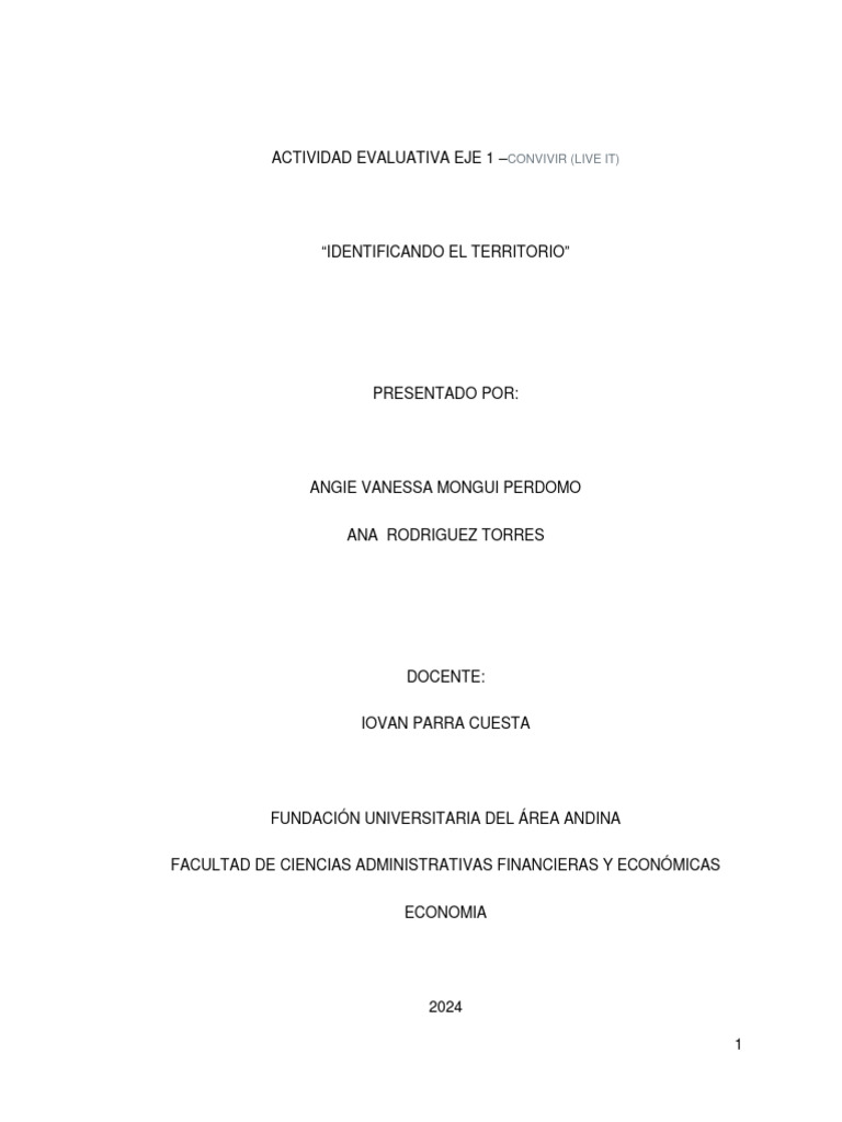 Convivir Eje 1 | PDF | Entorno natural | Residuos