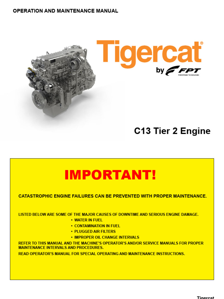 Motor C13 Operacion | PDF | Engines | Motor Oil