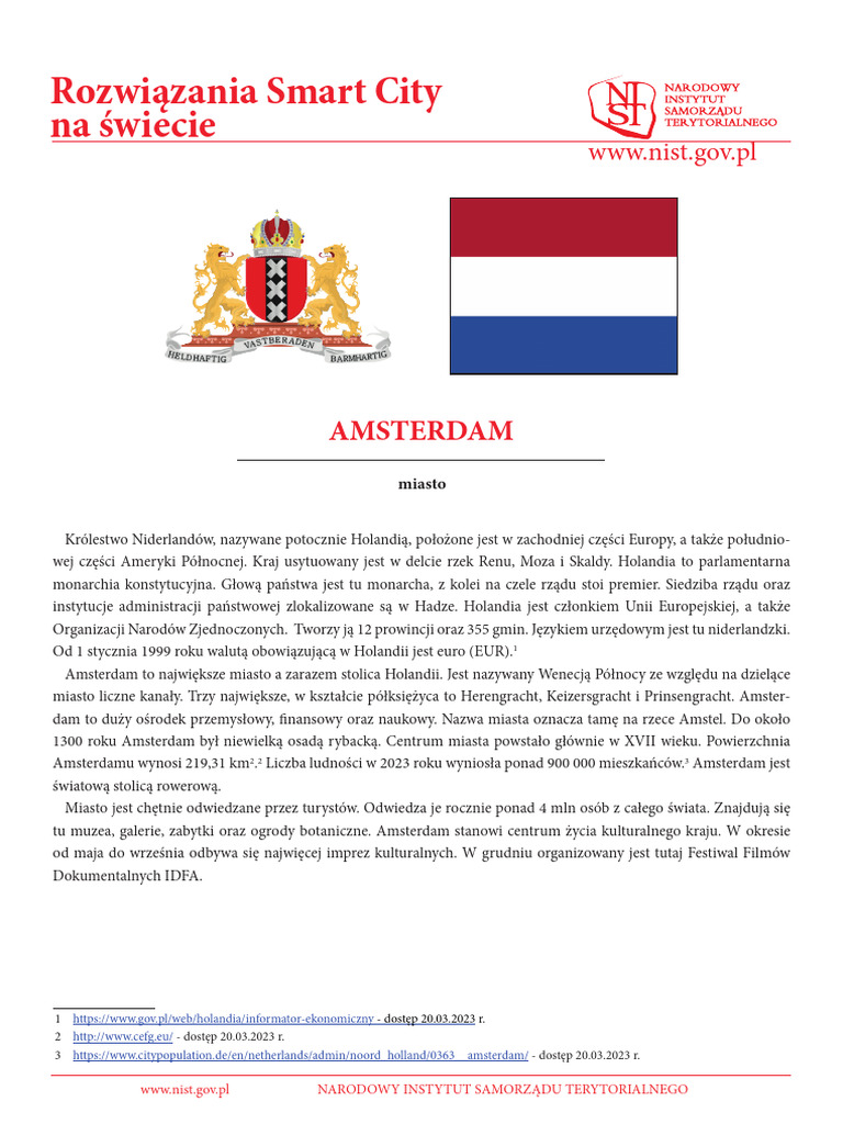 Amsterdam PDF | PDF