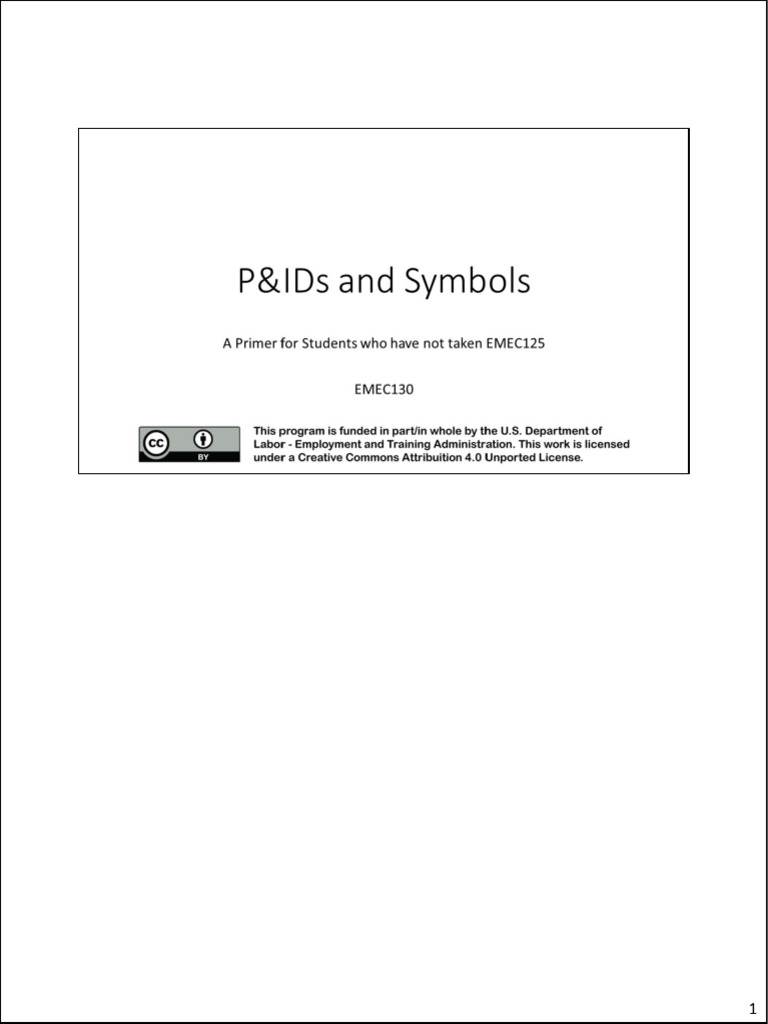 PIDs and Symbols Intro NotePages | PDF | Flow Measurement