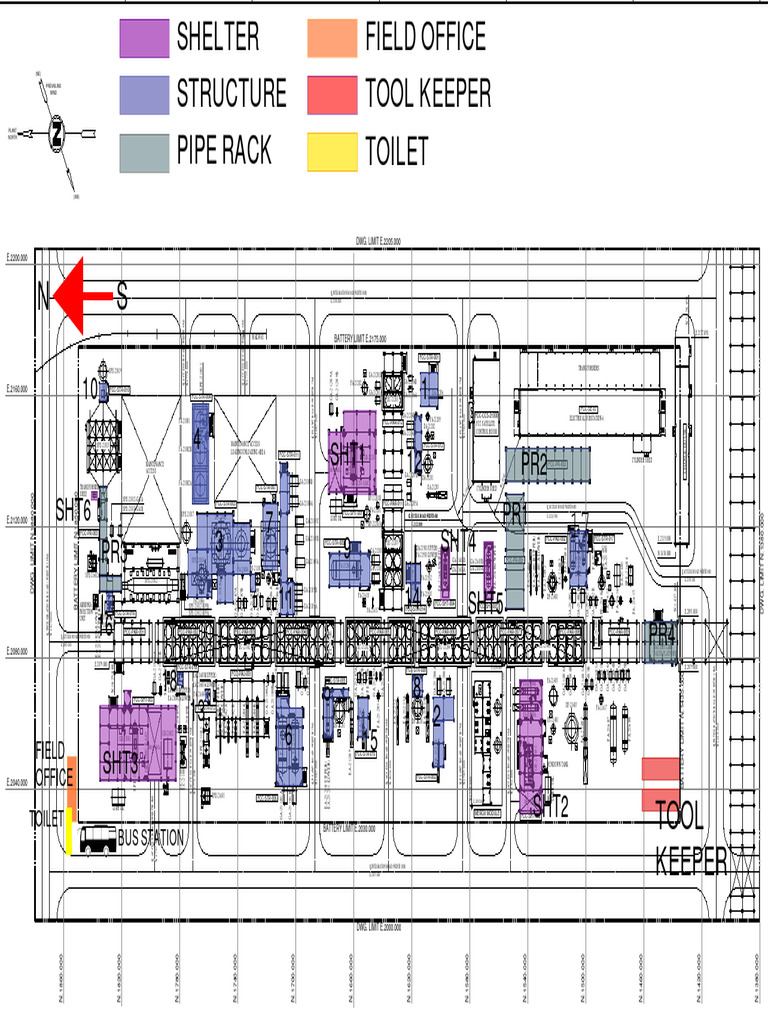 Marked Plot Plan For FCC Structure | PDF | Electric Power | Power (Physics)