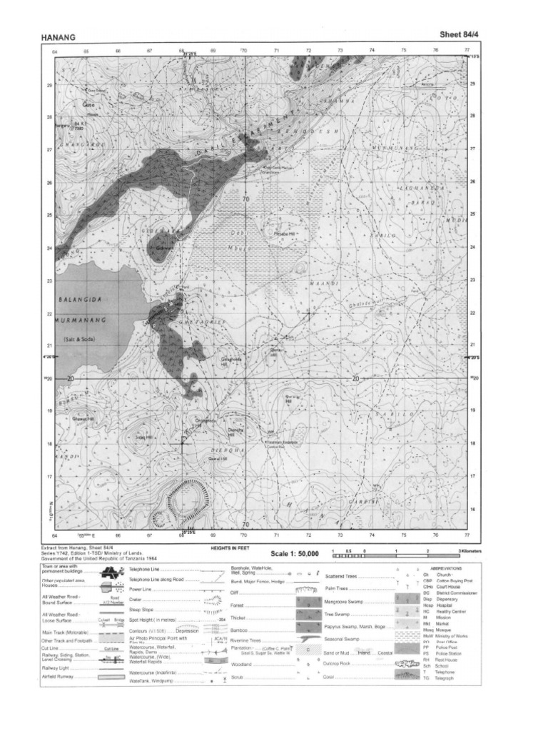 Hanang Sheet 84.4 | PDF