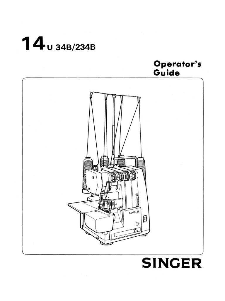 Handleiding Naaimachine Singer 14u34b 14u234b | PDF