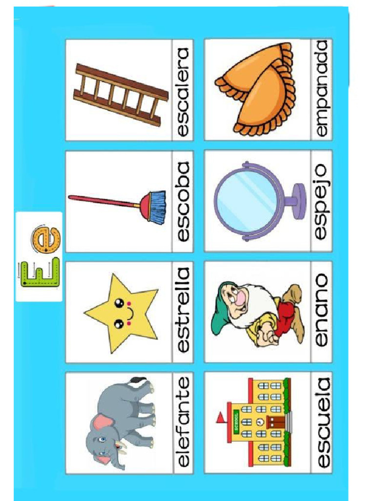 Imagenes Con La Vocal e | PDF