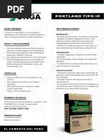 Ficha Técnica Yura Ms | PDF | Cemento | Hormigón