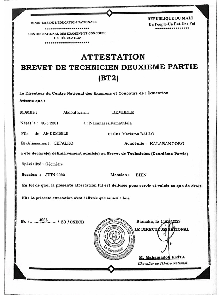 Document-1 Attestation | PDF