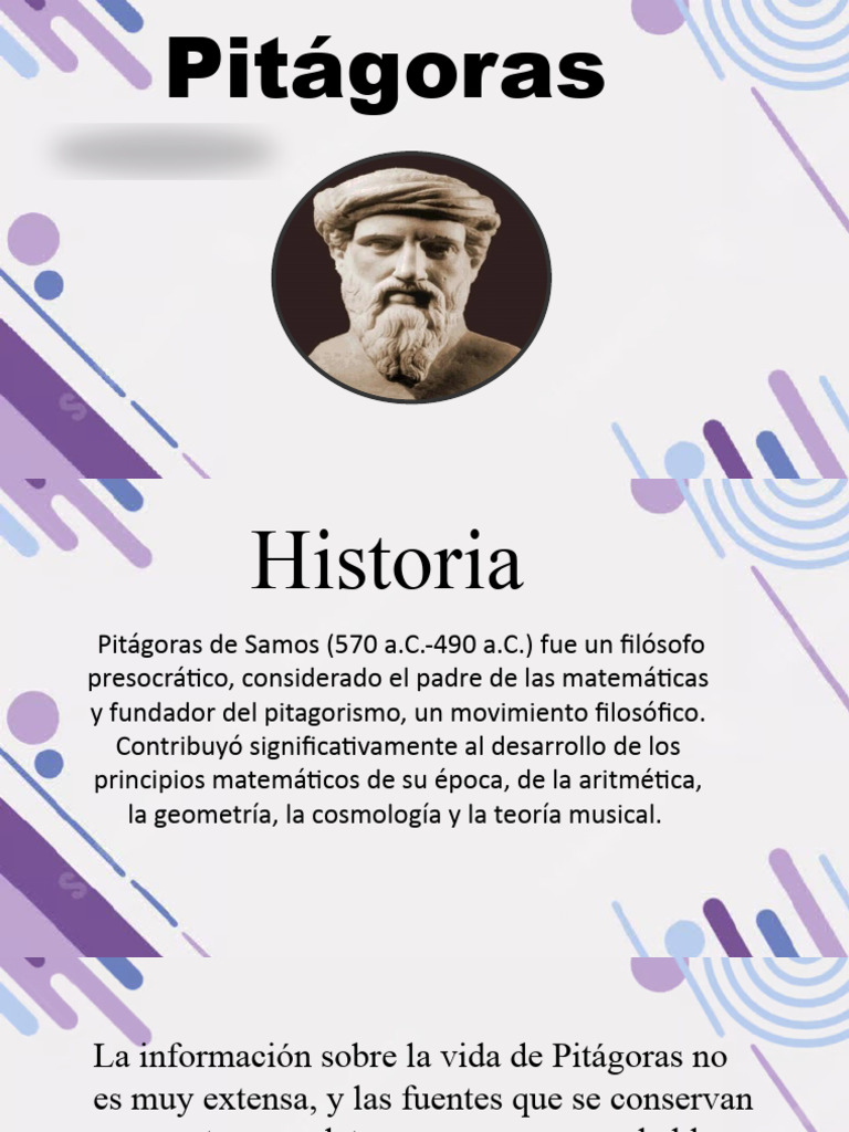 Vida y legado de Pitágoras | PDF | Pitágoras