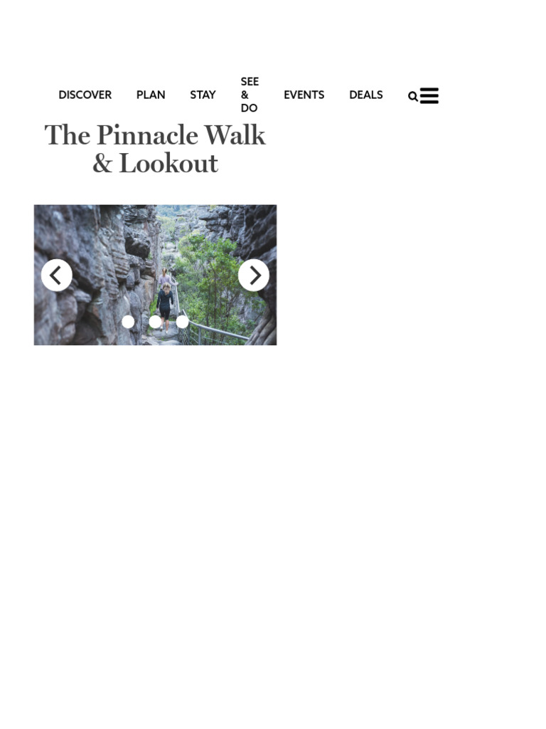 The Pinnacle Walk & Lookout - Visit Grampians | PDF | Home & Garden