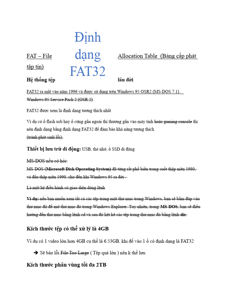 FAT32 | PDF