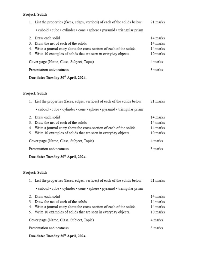 Project-Solids | PDF