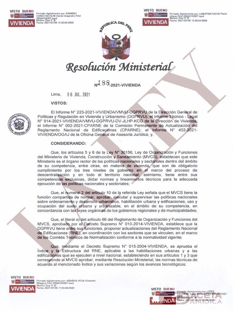 RM-188-2021-VIVIENDA_LALEY | PDF