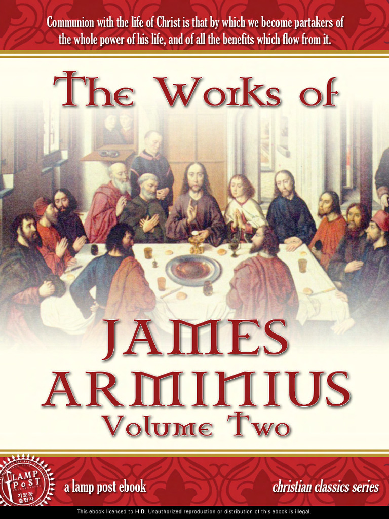 The Works of James Arminius, Vol. 2 | PDF | Eucharist | Jesus