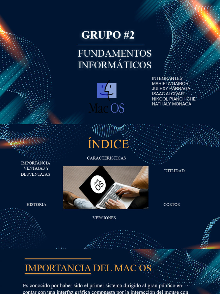 Características y ventajas de macOS | PDF | Mac OS | Apple Inc.
