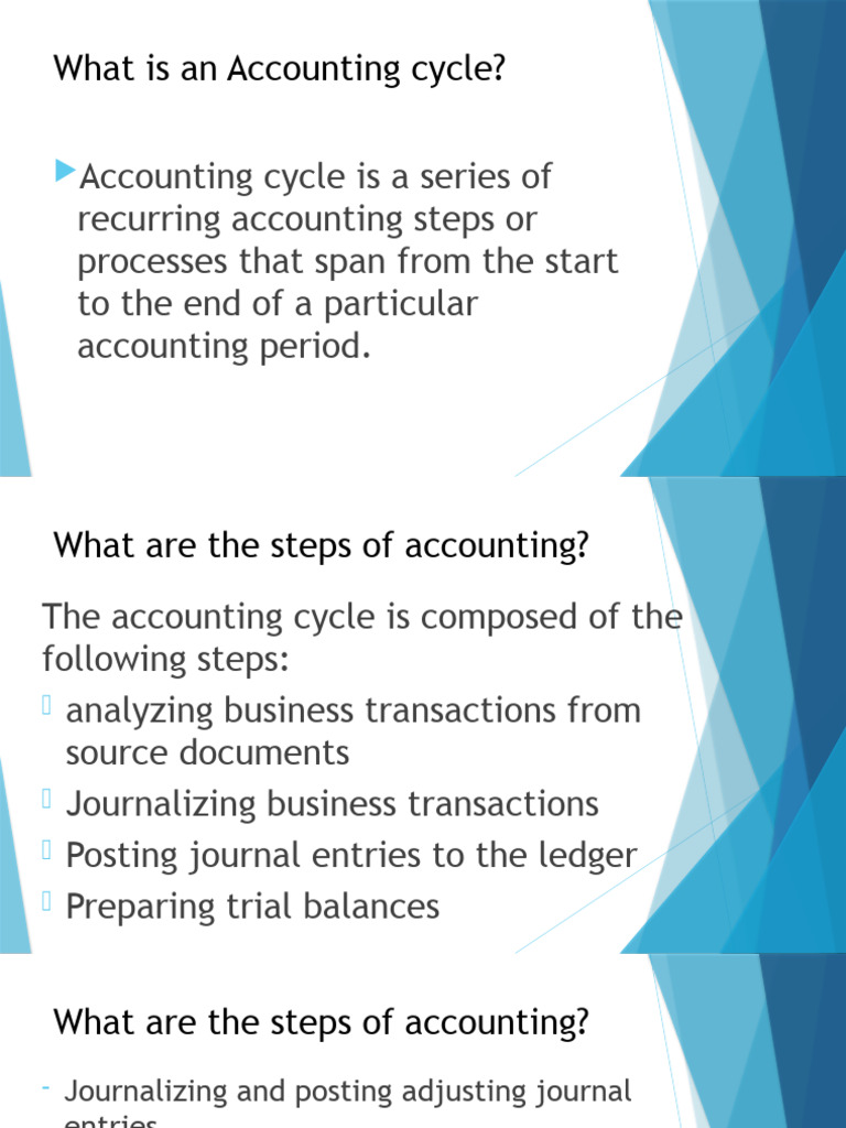 Accounting Cycle | Download Free PDF | Debits And Credits | Deferral