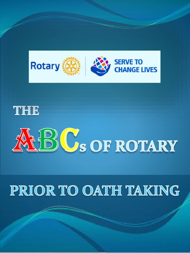 ABC's of Rotary Handbook | PDF | Politics | Social Science
