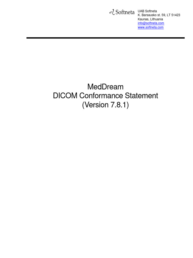 MedDream DICOM Guide | PDF | World Wide Web | Internet & Web