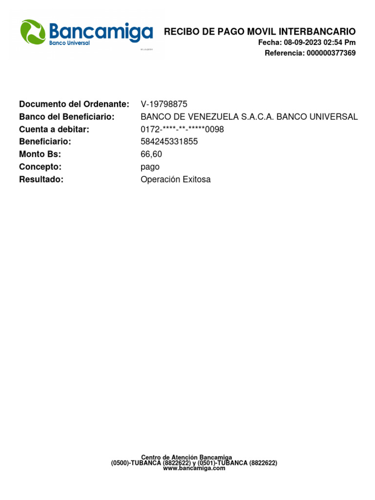 Resumen de Movil Interbancario No 000000377369 | PDF | Finanzas y dinero