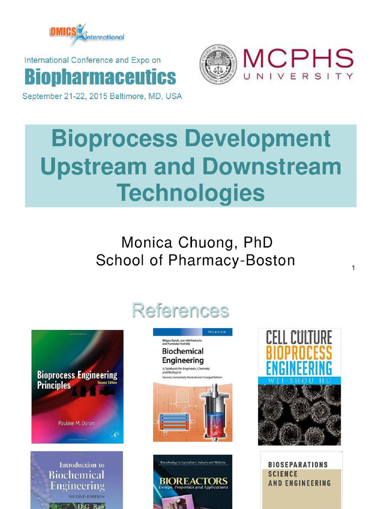 Bioprocess Development Upstream and Downstream Technologies - PPT ...