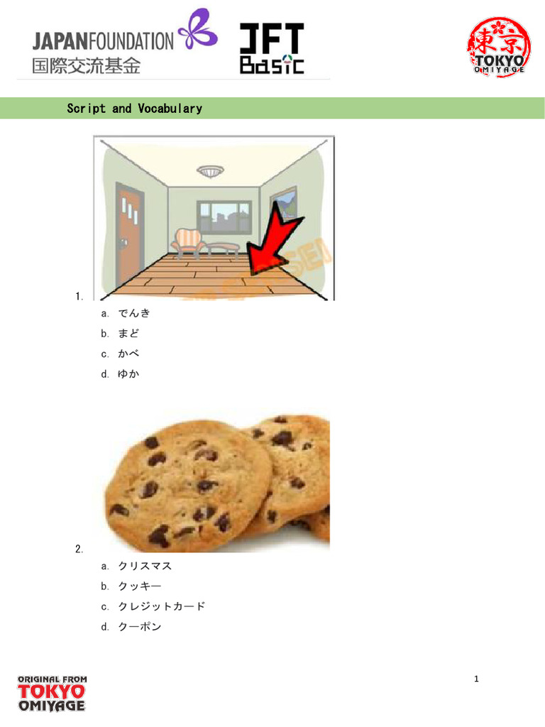 Persiapan JFT Basic Volume 9 | PDF