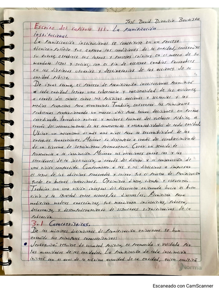 Escrito Del Capítulo III. José David Dionicio Bautista. | PDF