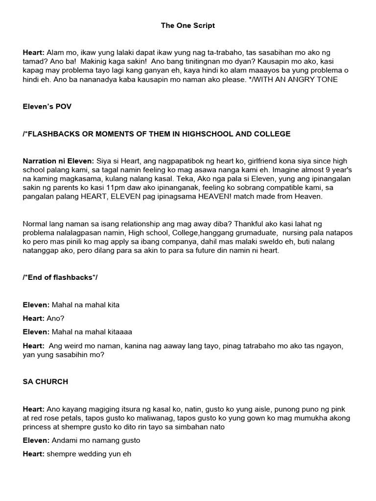 The One Script | PDF