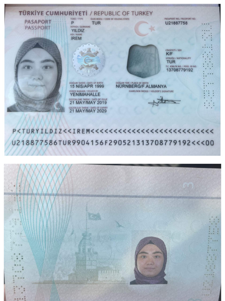 Reisepass - Irem Yildiz | PDF