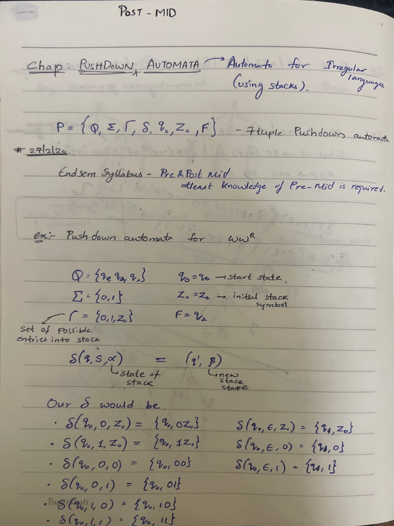 Toc Postmidsem Pdf Computational Complexity Theory Theoretical Computer Science 