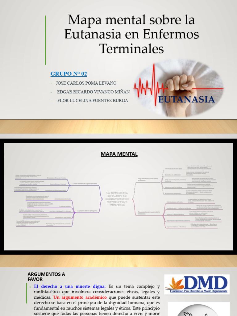 Grupo 2 - Mapa Mental Sobre La Eutanasia en Enfermos Terminales | PDF