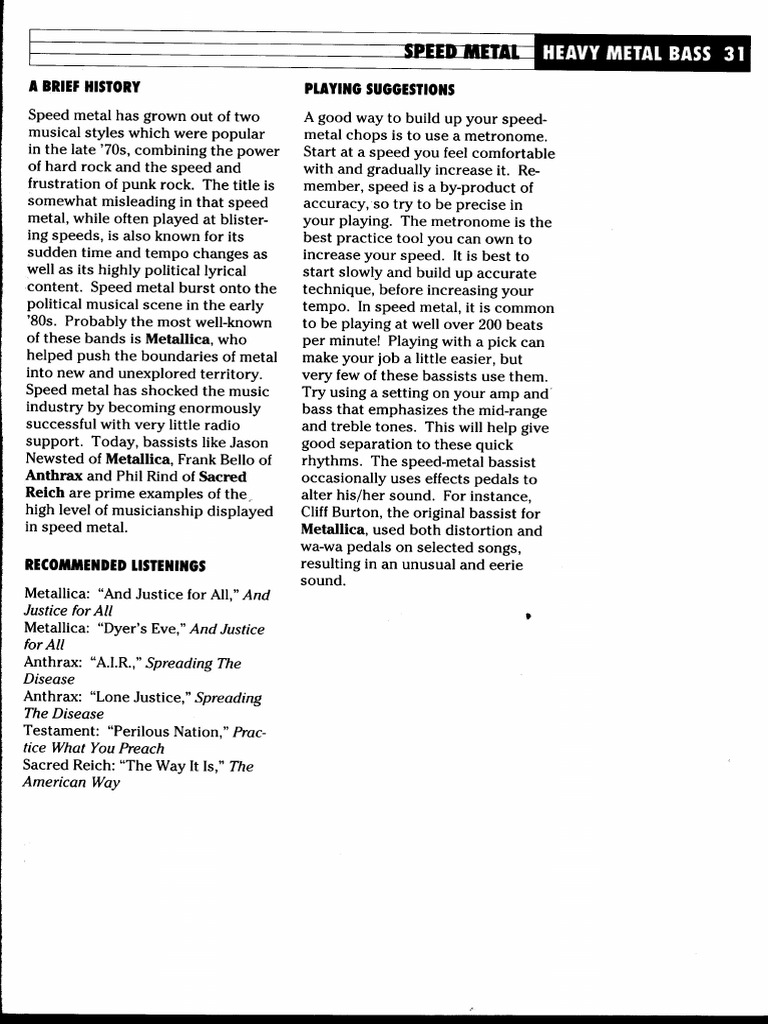 31 heavy metal | PDF