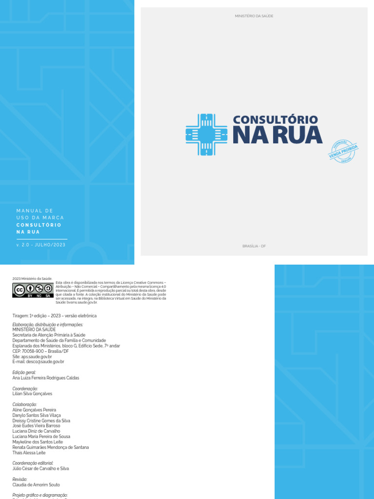 Manual de Uso da Marca Consultório na Rua | PDF | Cor | Técnicas artísticas