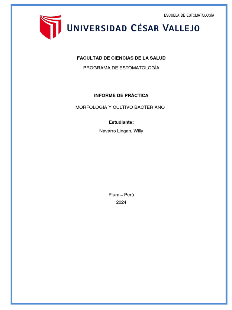 Informe Micro 2 | PDF | Las bacterias | Biología