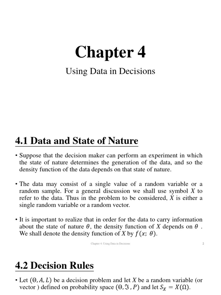 Chpt4 | PDF | Loss Function | Random Variable
